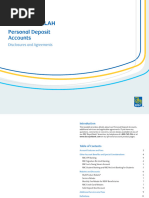PDA Account Disclosure Booklet | PDF | Credit Card | Overdraft