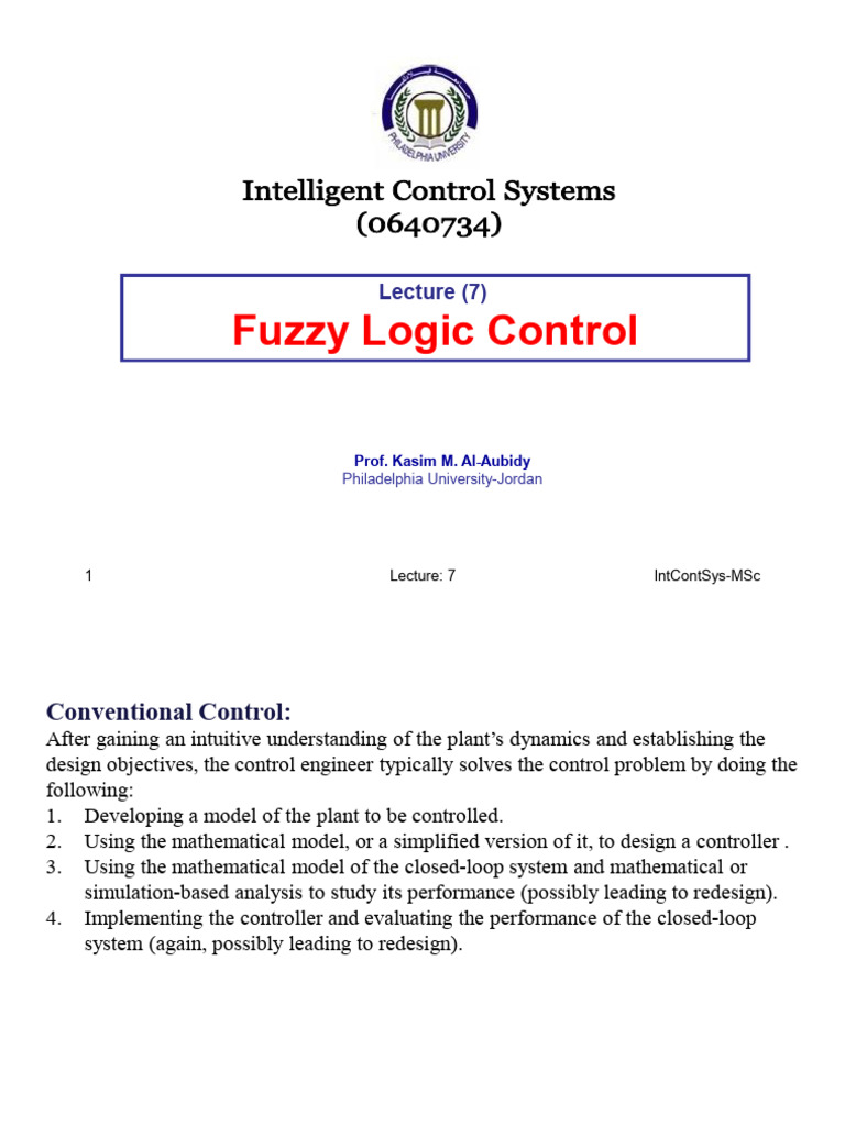 FILE 20230105 133113 Ku3pW | PDF | Fuzzy Logic | Control Theory