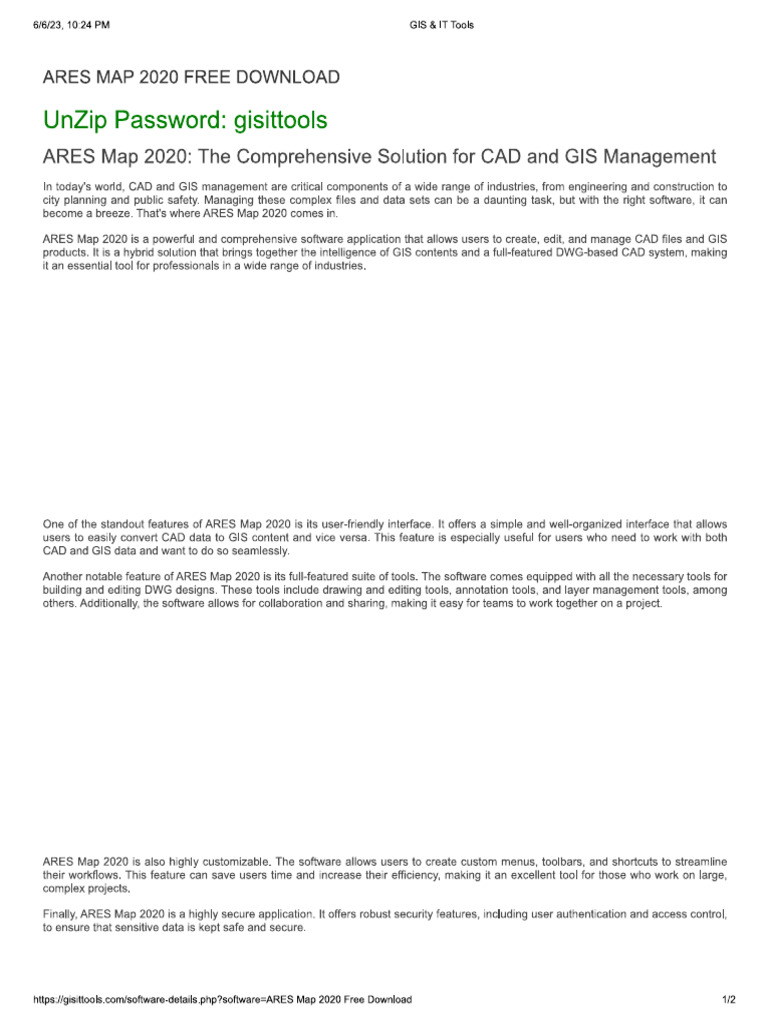Ares Map 2020 | PDF