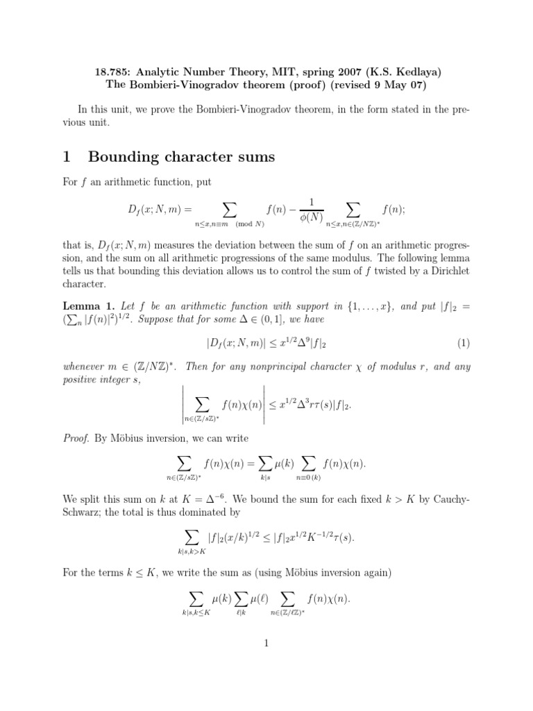 bombieri2 | PDF | Mathematical Logic | Mathematical Objects
