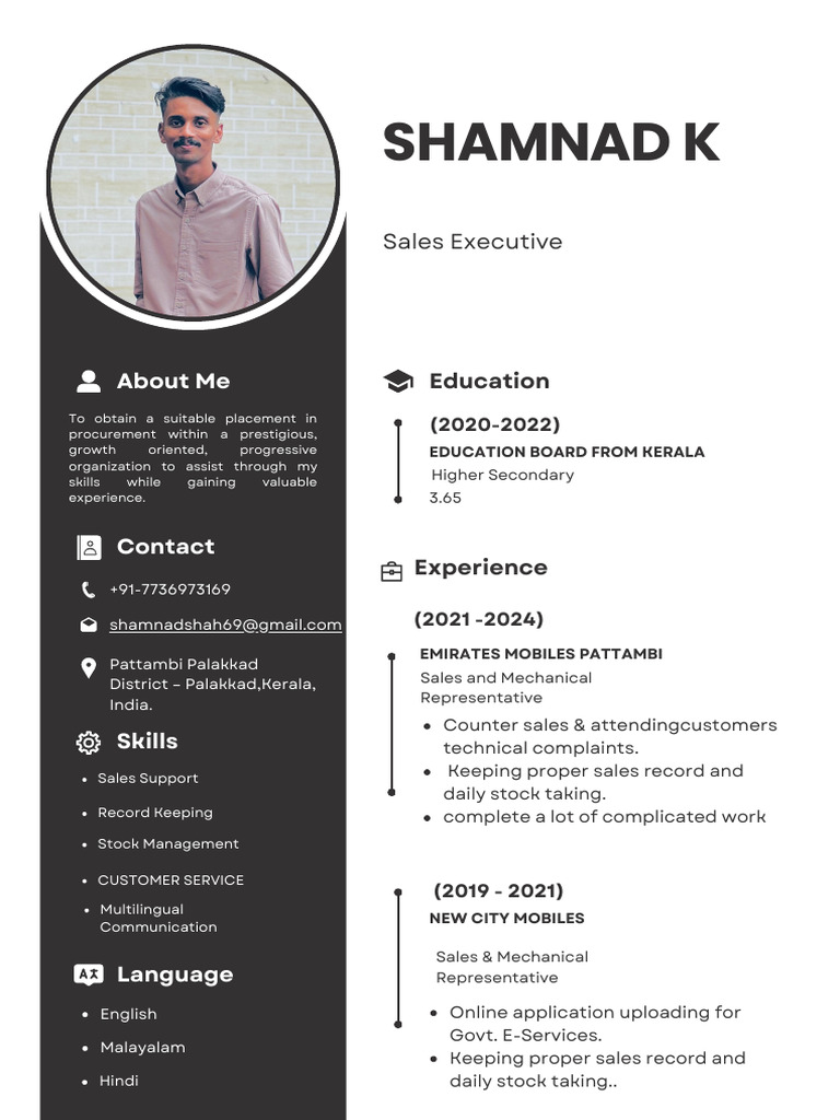 Shamnad CV | PDF