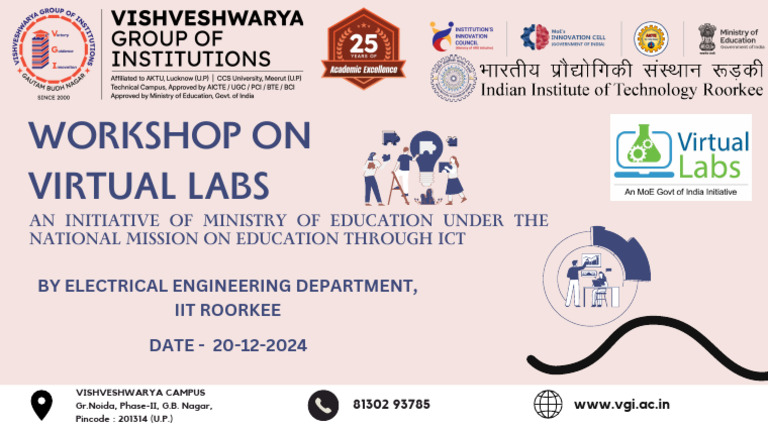 Virtual Labs Workshop by IIT Roorkee | PDF