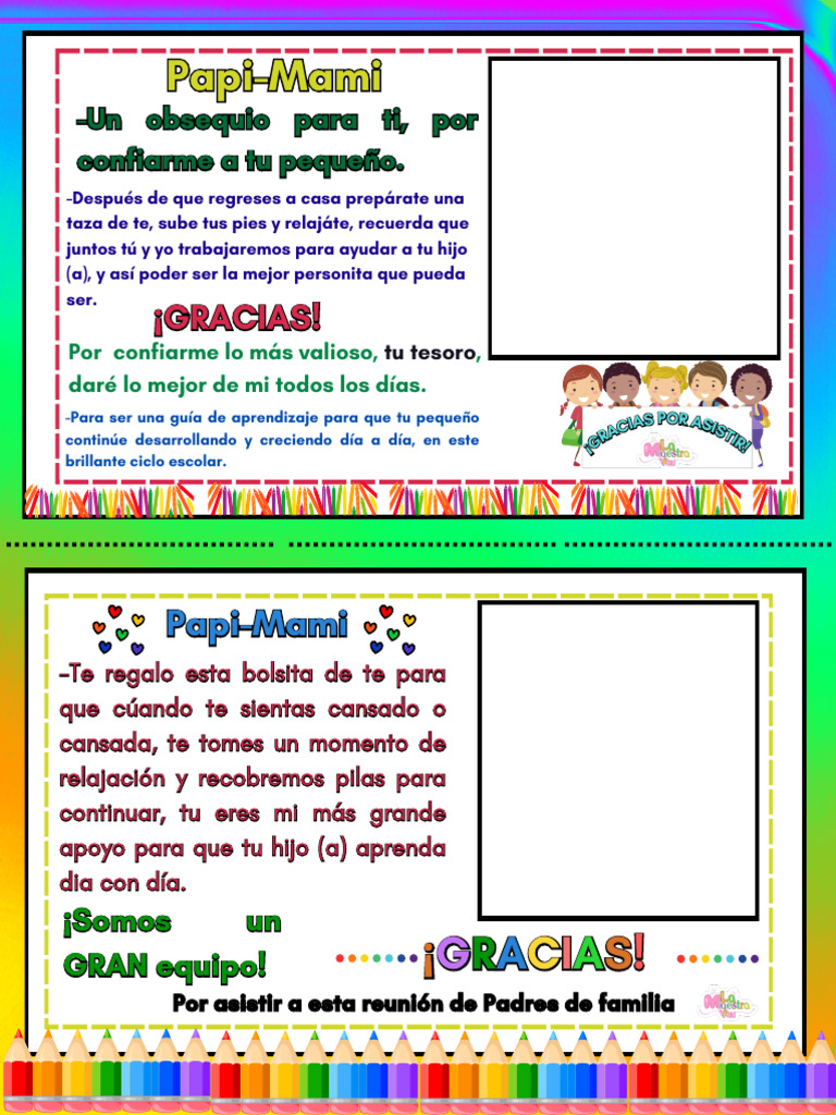 Te-Reunion Con Padres de Familia-La Maestra Viri | PDF