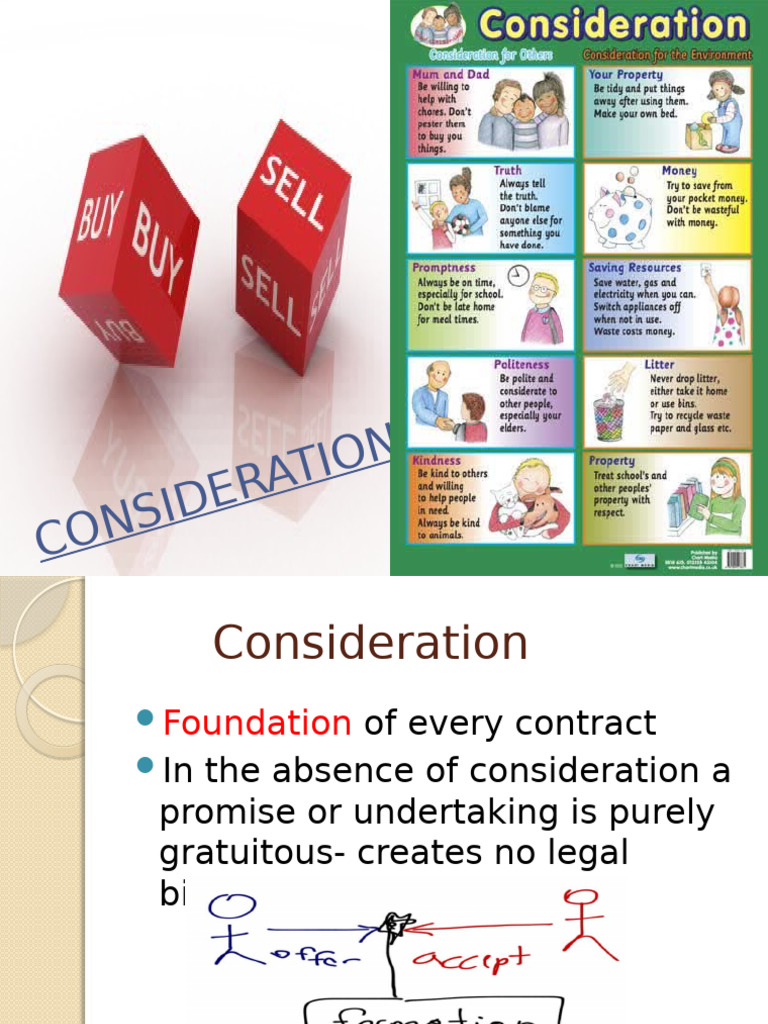 Consideration NEW Final | PDF | Consideration | Private Law