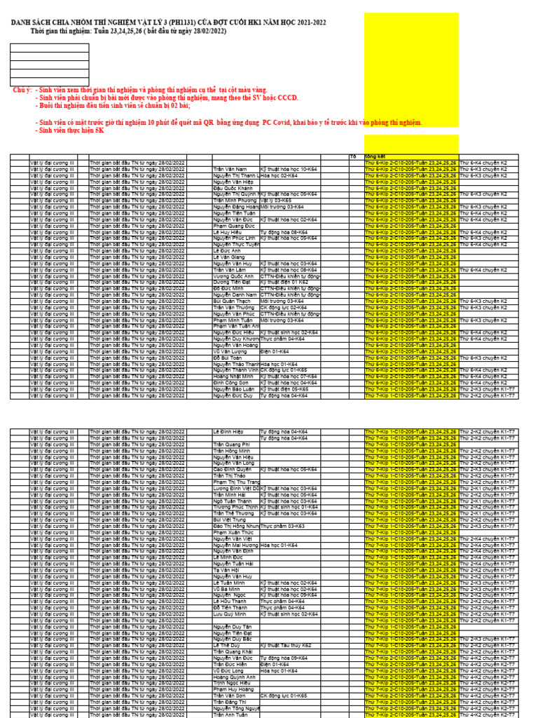 Courseidname Sectiontype Note Studentid Studentname Groupname Nhóm Tổ Tổng Kết Ghi Chú | PDF