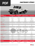 Toyota Land Cruiser LC76 Specifications | PDF
