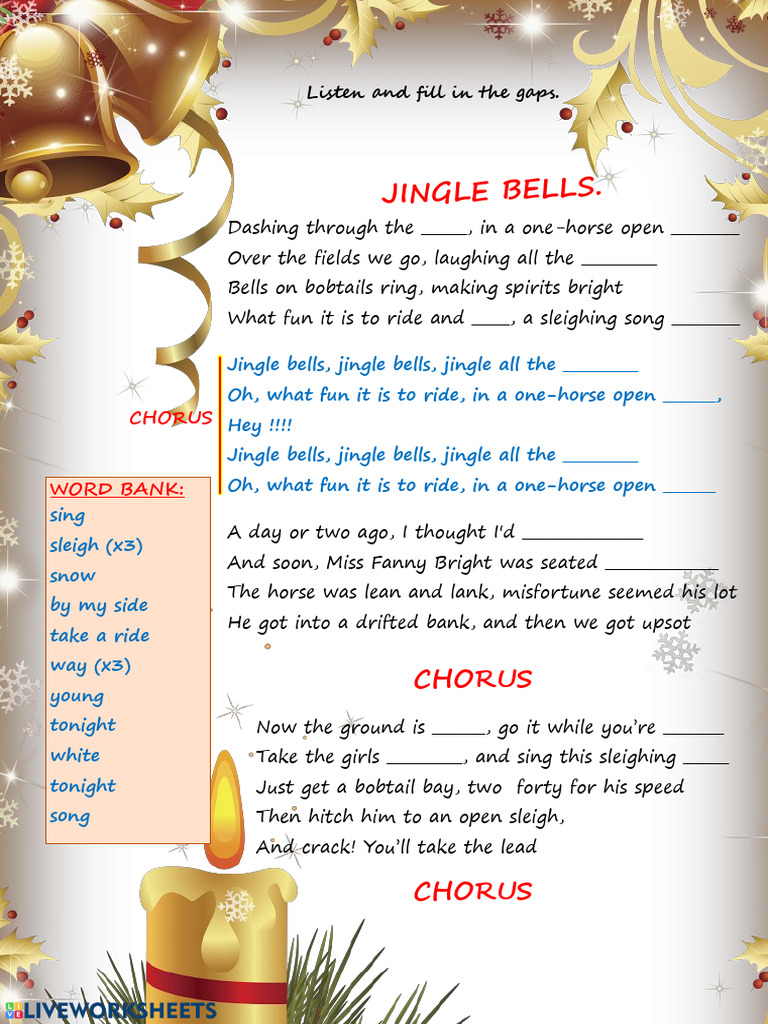 Christmas exercise | PDF