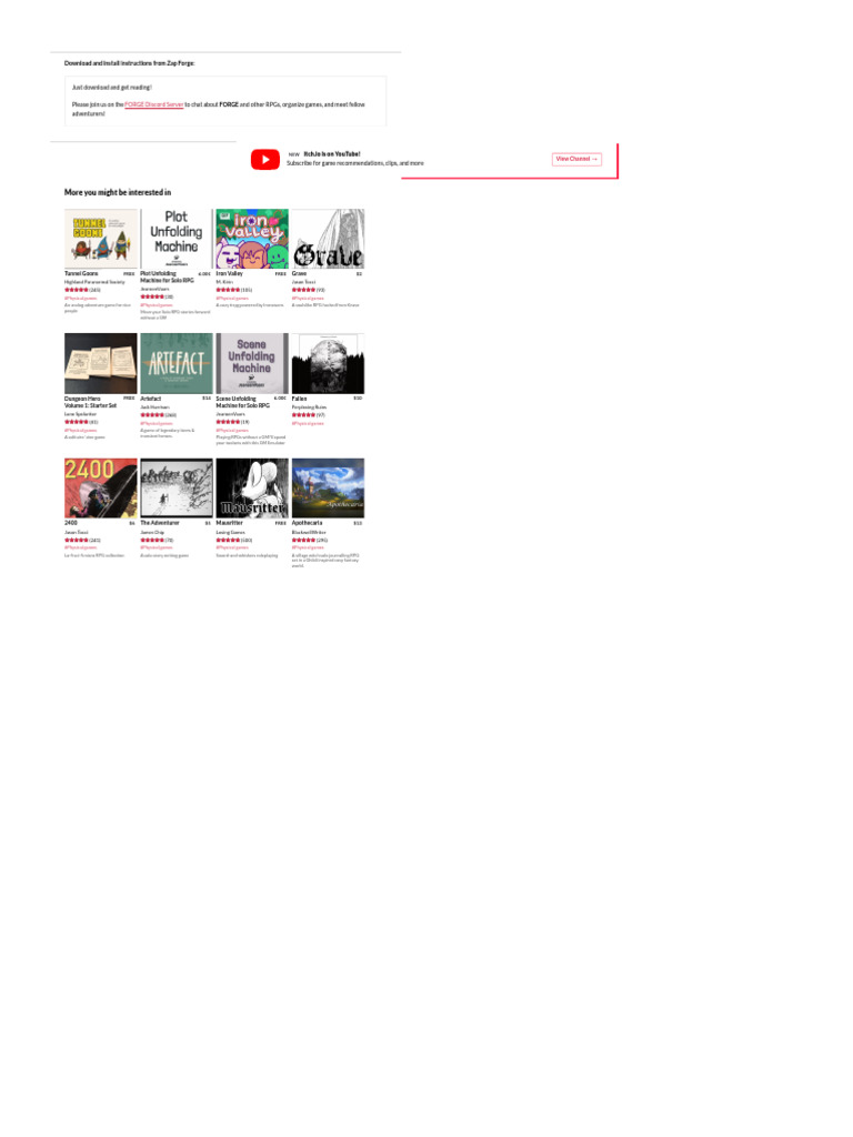 sss | PDF | Role Playing Games | Electronic Publishing