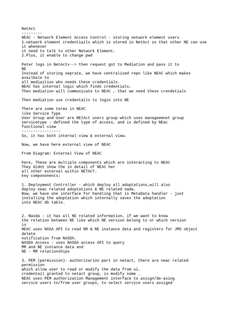 NEAC-doc | PDF | User (Computing) | Computing