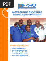 ZICA Membership Overview and Requirements | PDF | Accountant | Accounting