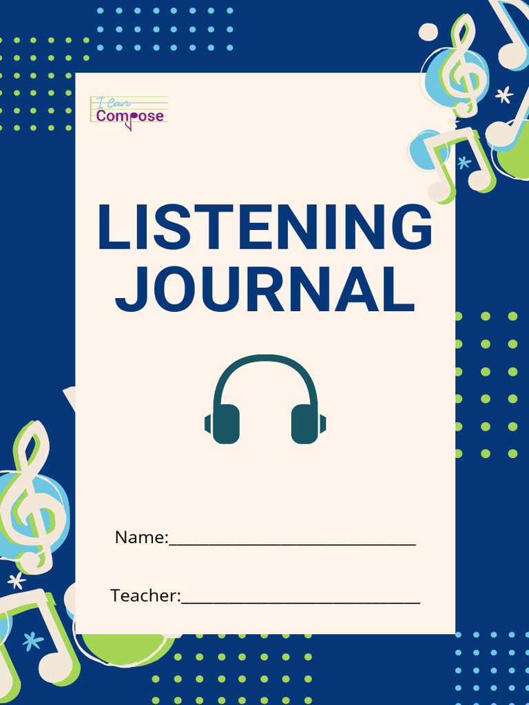 Music Listening Journal Template | PDF | Tempo | Harmony