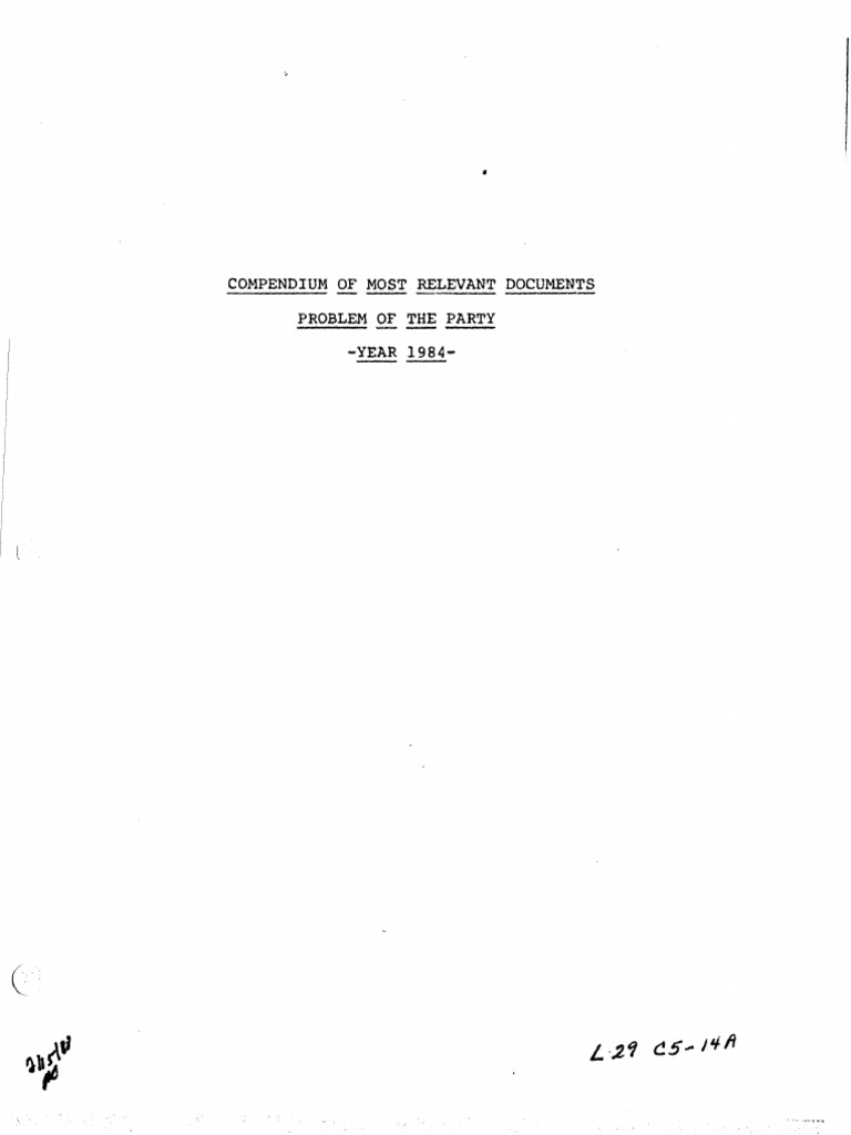 Macheteros Compendium 1984 | PDF