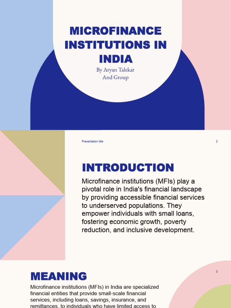 Microfinance | PDF | Microfinance | Financial Inclusion