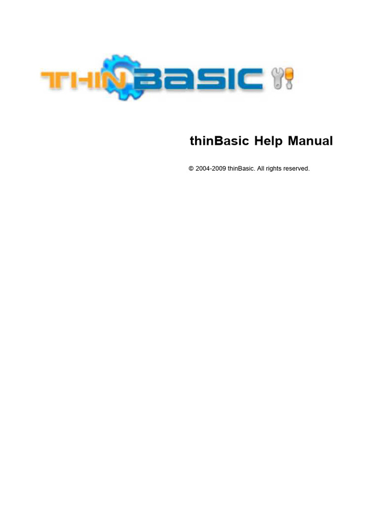 Pdfcoffee.com Thinbasic Helppdf PDF Free | PDF | Software Development | Computer Programming