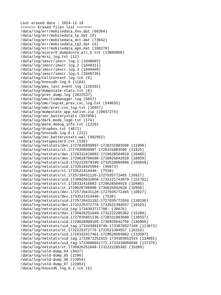 erased_log_by_sos | PDF | Text File | Text
