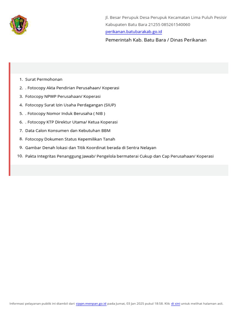 Rekomendasi Pembangunan SPDN/SPBUN | PDF