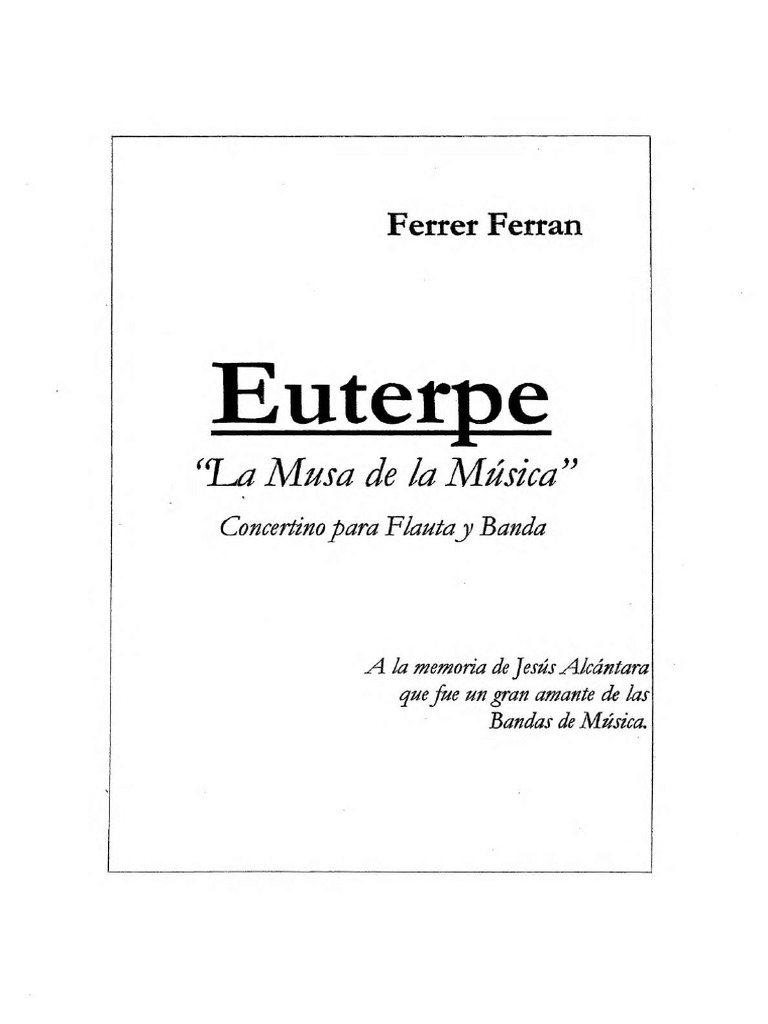 Euterpe - Ferrer Ferran | PDF