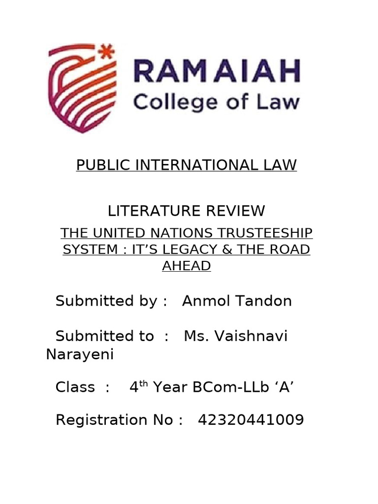 PIL Literature Review | PDF | Postcolonialism | Governance
