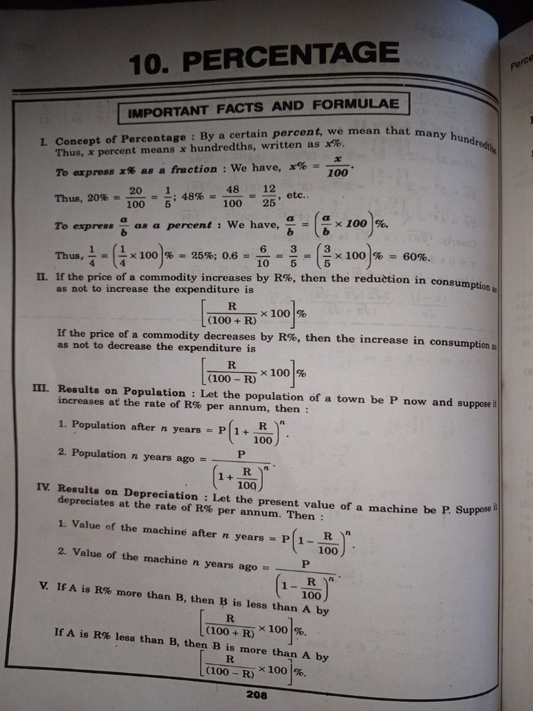 Aptitude Formulas | PDF