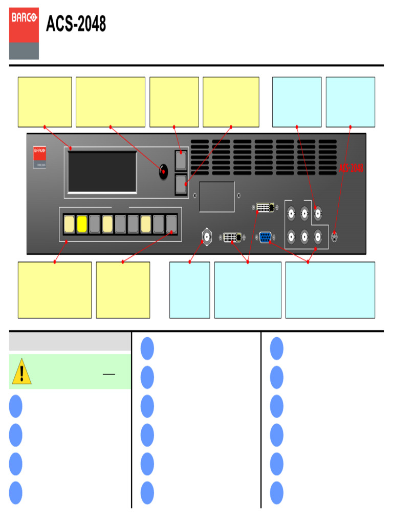 ACS 2048 quick start guide | PDF | Rgb Color Model | Telecommunications