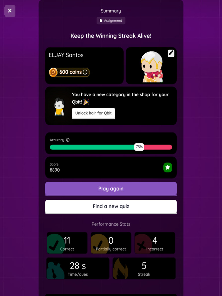 Summary - Quizizz | PDF