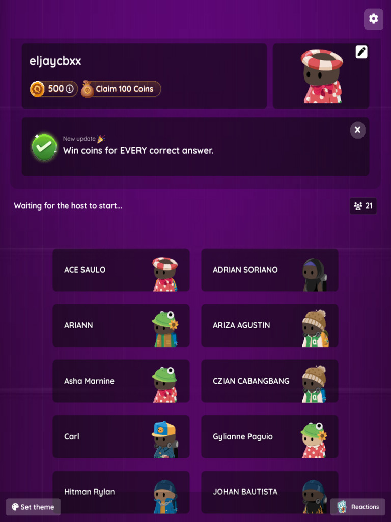 Playing a Game - Quizizz | PDF