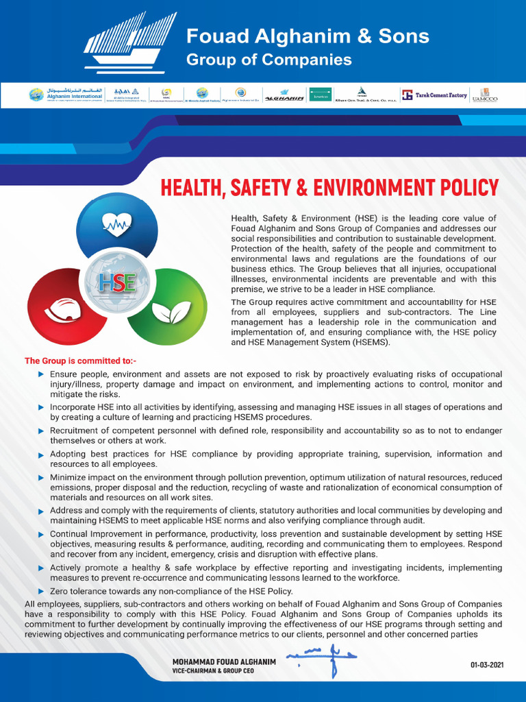 HSE Policy | PDF