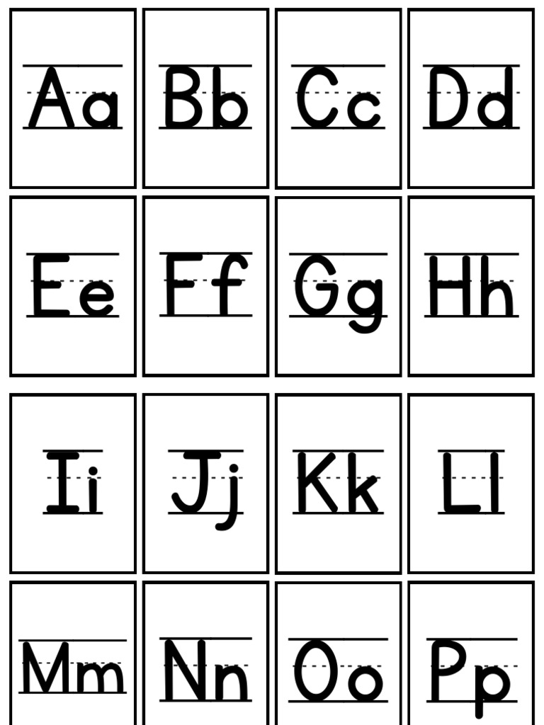 Free Alphabet Flashcards | PDF
