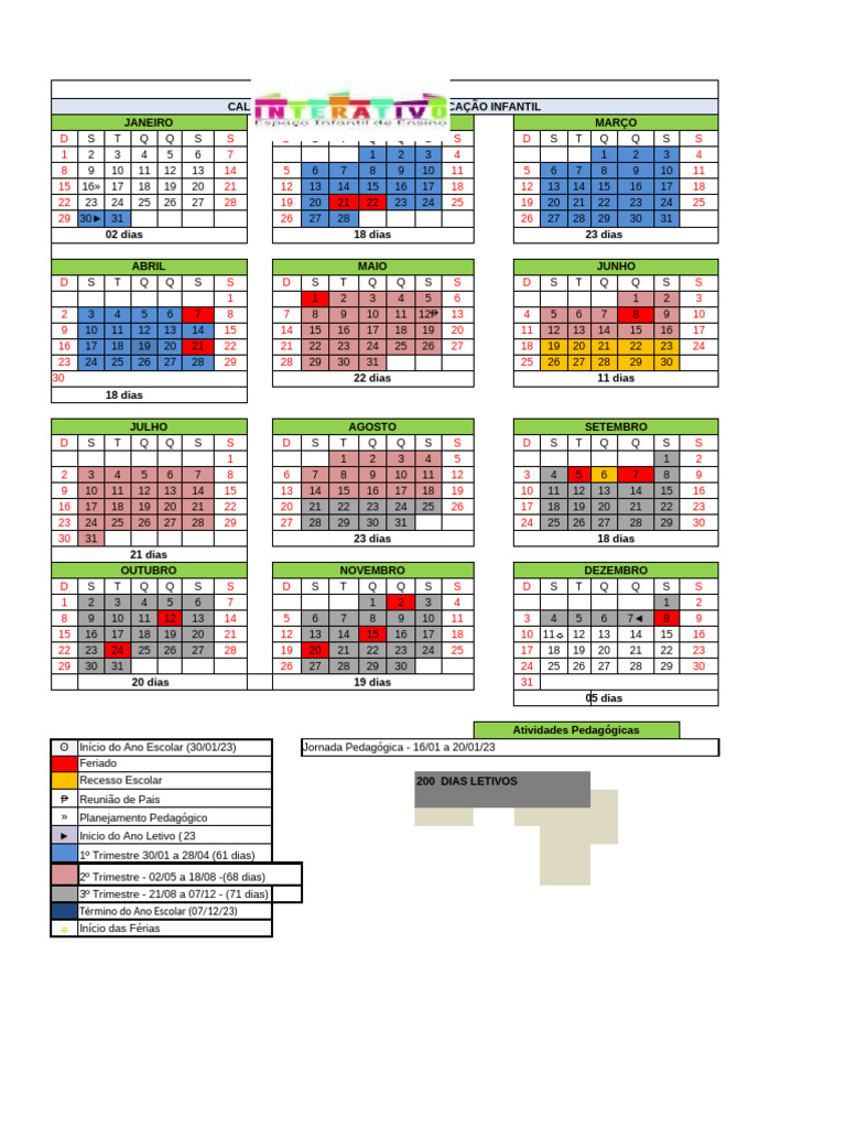 Calendario Escolar 2024 Oficial | PDF