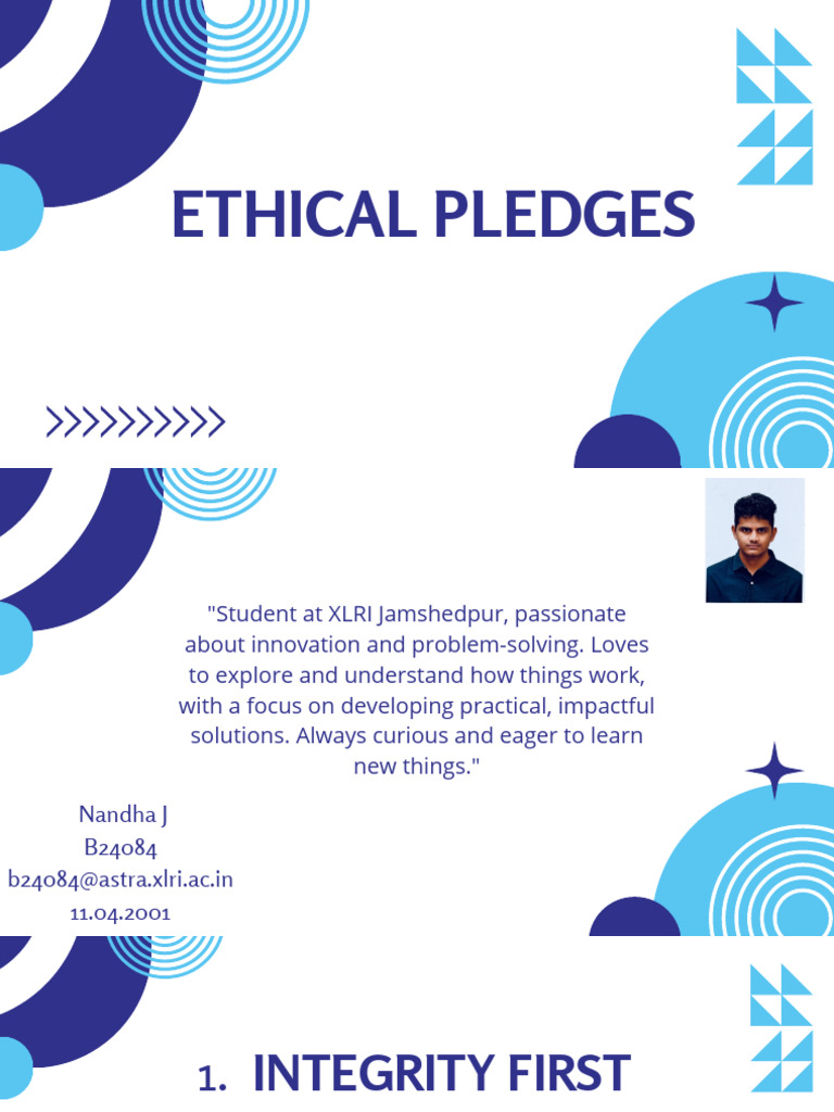 Ethical Pledges | PDF