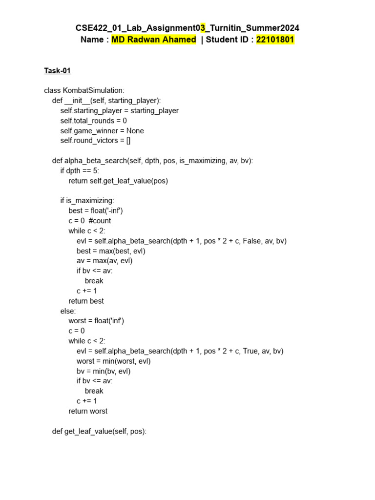 BracU CSE 422 Ai Assignment 3 | PDF | Artificial Intelligence | Intelligence (AI) & Semantics