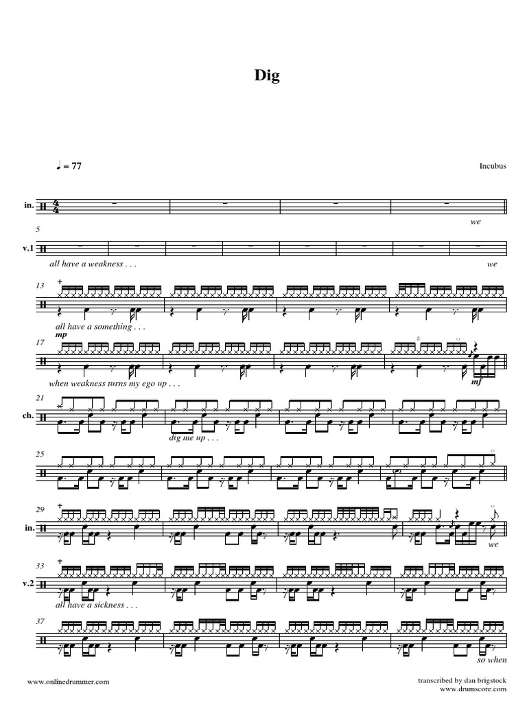 Incubus - Dig | PDF