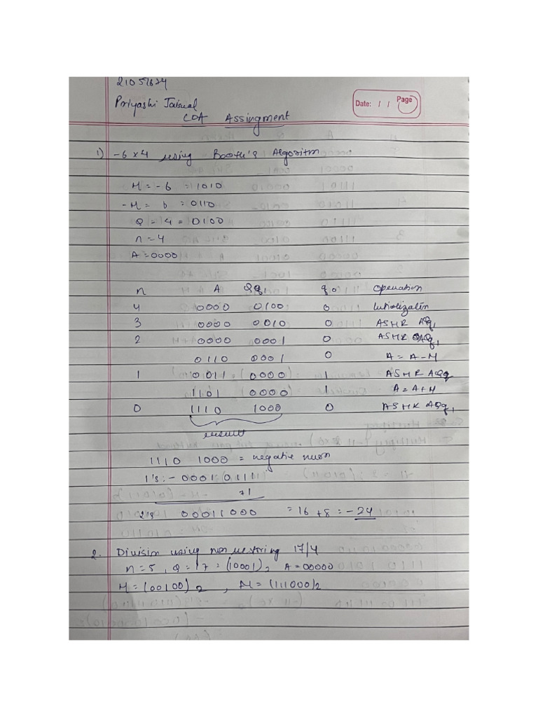 Coa Assignment | PDF
