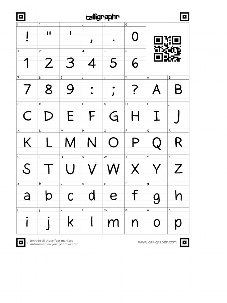 Finished Template Fonts | PDF