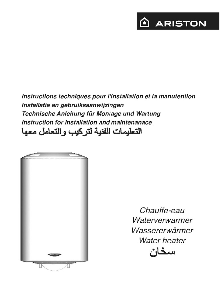 Chauffe Eau Ariston Mode Demploi