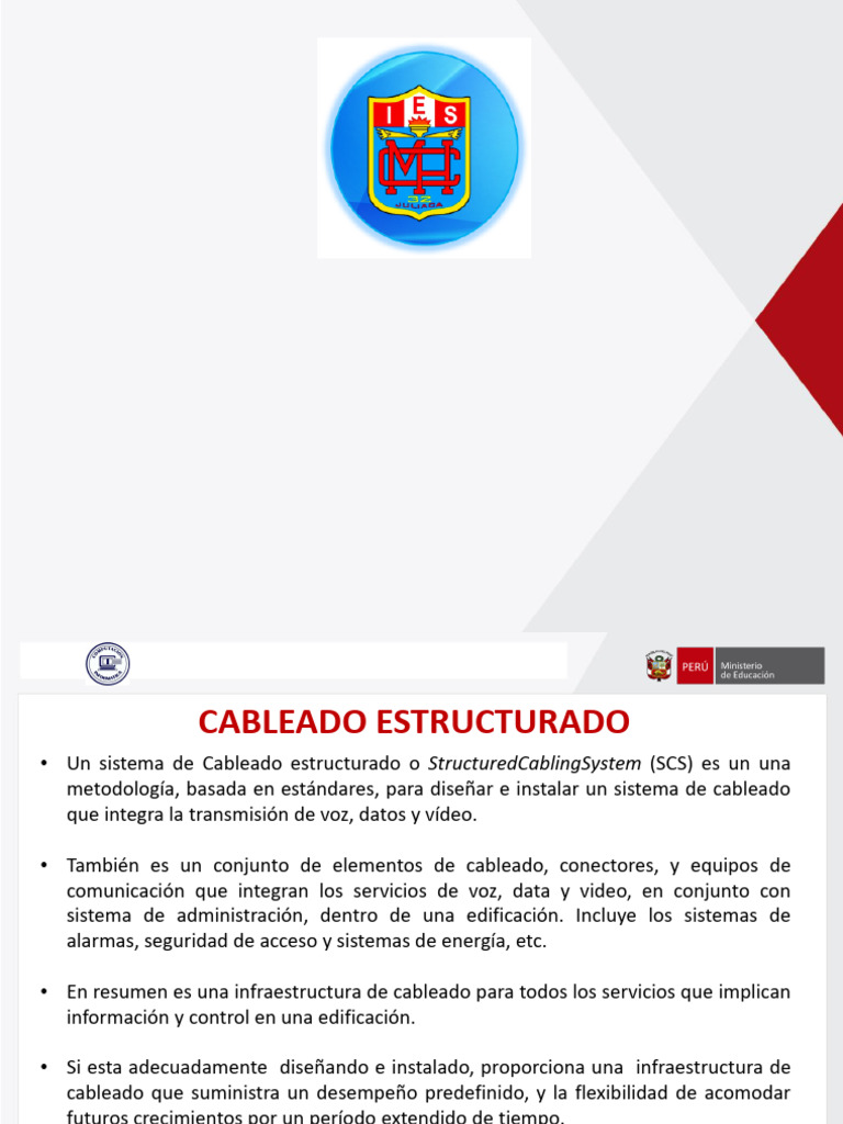 Redes Cableado Estructurado | PDF | Fibra óptica | Medio de transmision