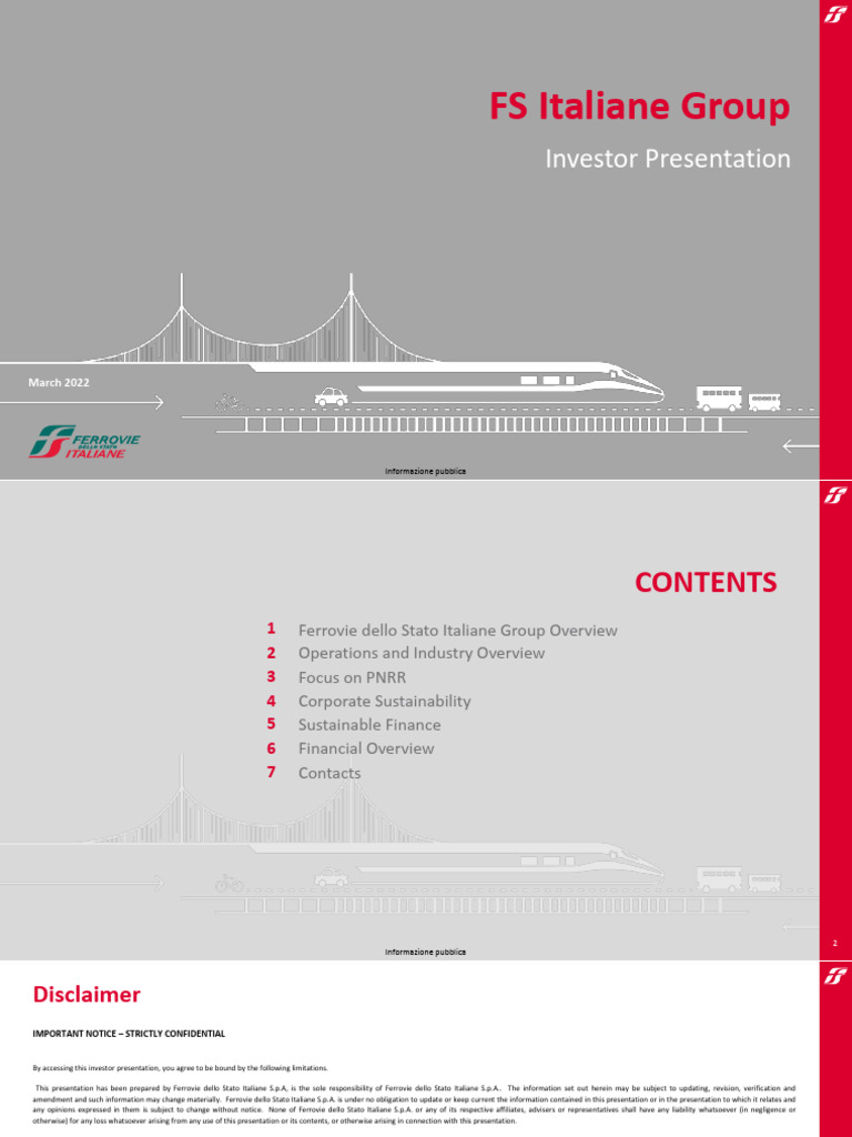 IR FS Group Investor Presentation March 2022 | PDF | Transport | Economies