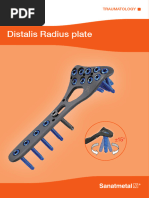 Medartis Distal Radius Surgical Technique | PDF | Drill | Limbs (Anatomy)