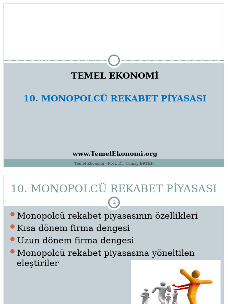Temel Ekonomi Bolum 10 | PDF