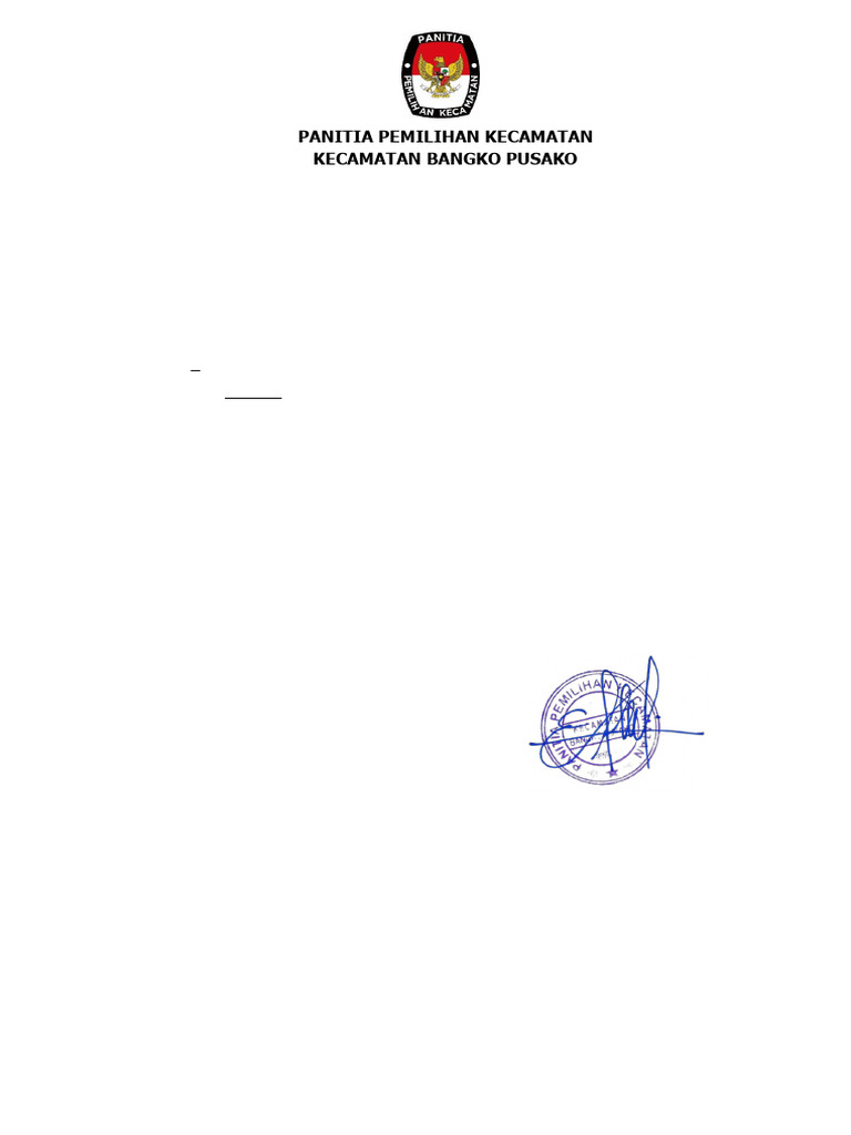 Surat Laporan TPS Banjir B. Pusako | PDF