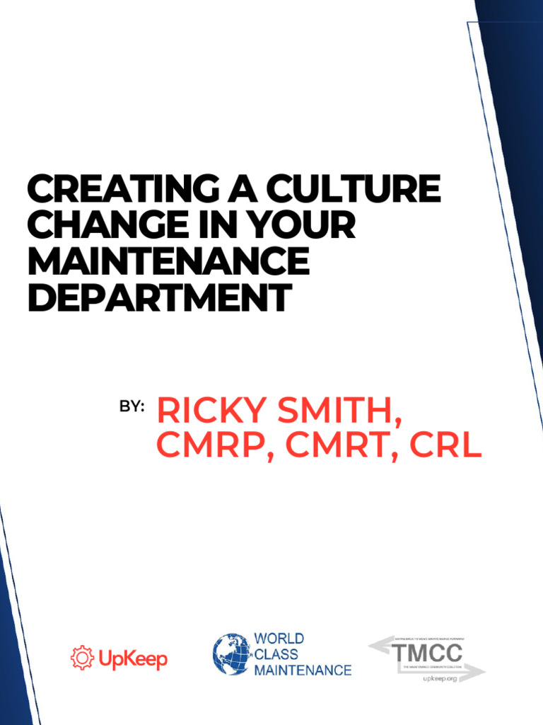 Transforming Reactive Maintenance Culture | PDF