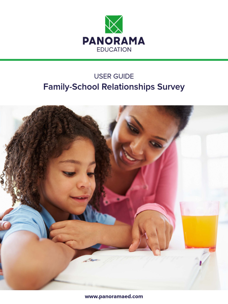 Family-School Relationships Survey Guide | PDF | Learning | Teachers