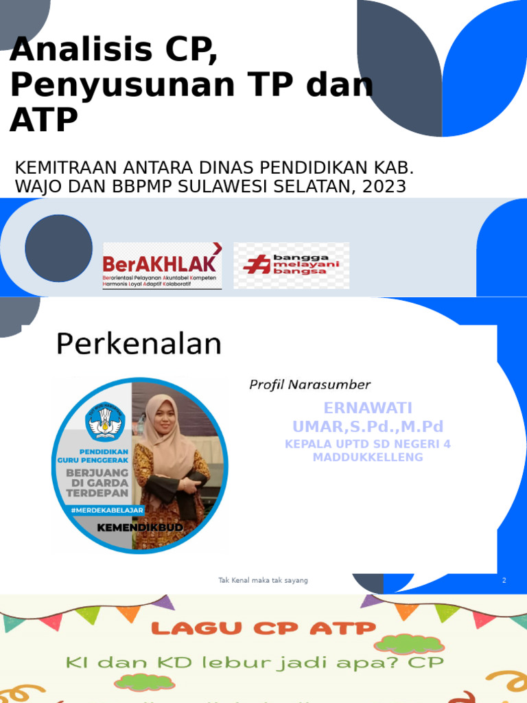 Analisis CP, Penyusunan TP Dan ATP ERNA | PDF