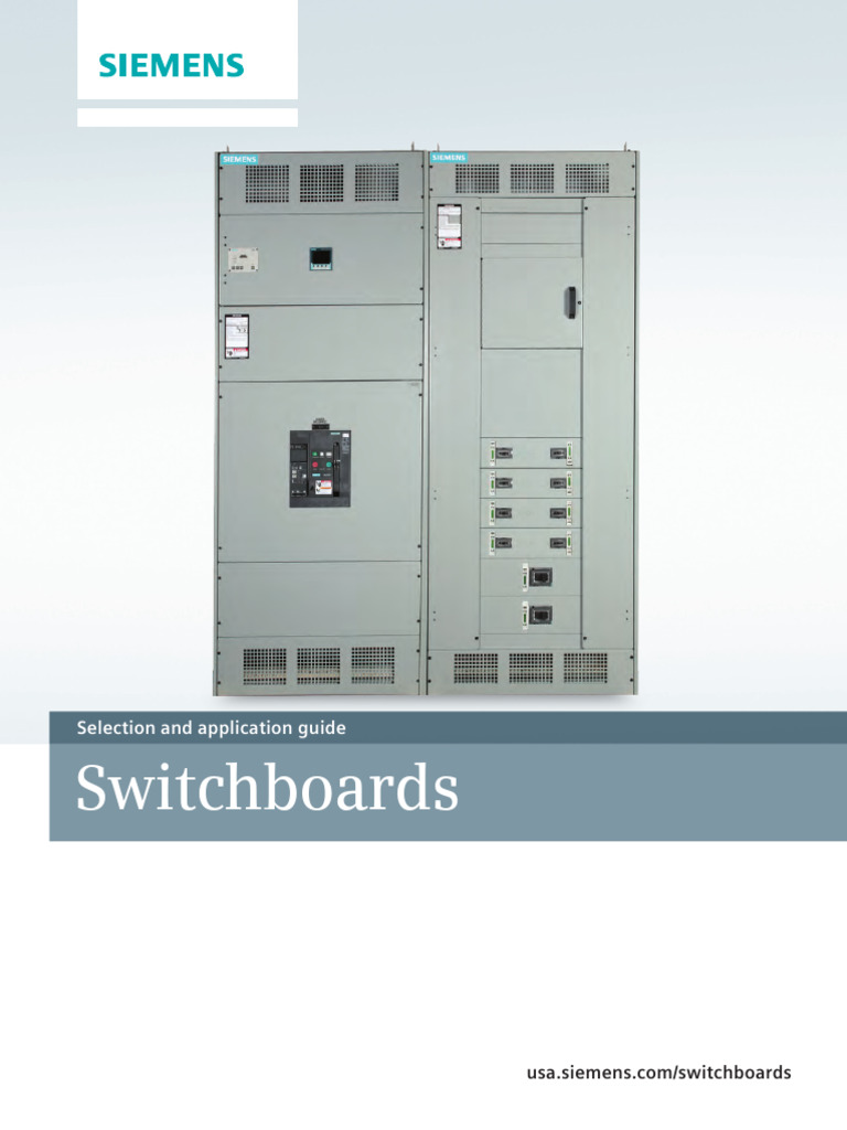 Switchboards Siemens | PDF | Switch | Electrical Connector