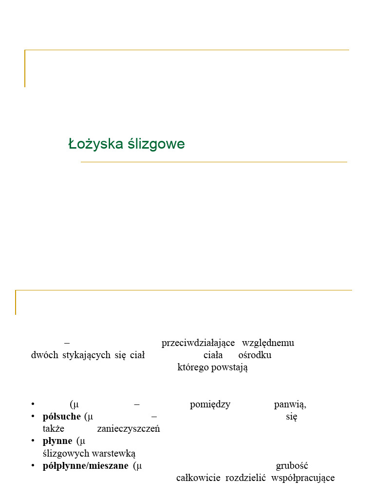 Lozyska Slizgowe 5 | PDF