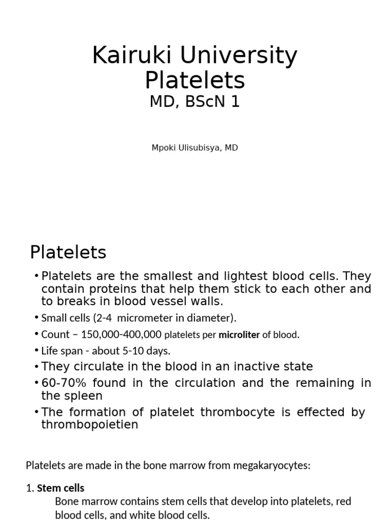 Platelets | PDF | Platelet | Coagulation Platelets | PDF | Platelet | Coagulation