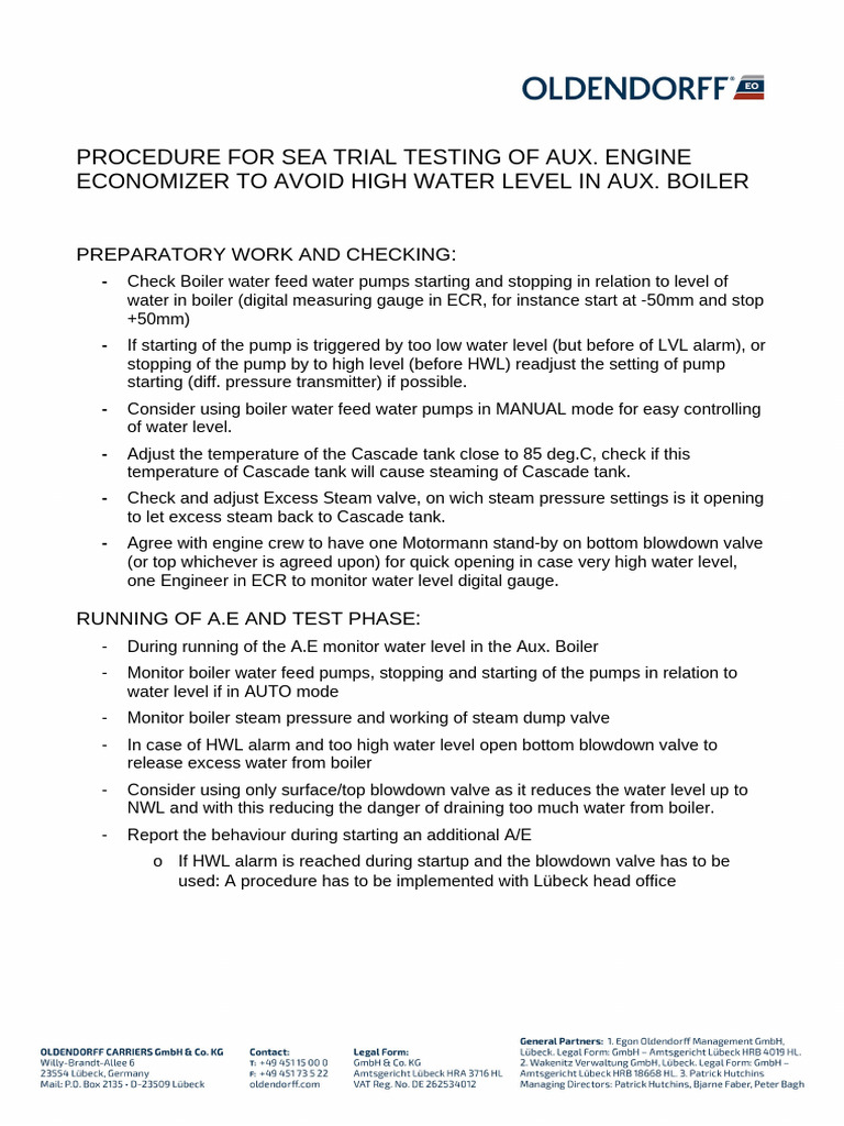 Economizer Test Procedure | PDF