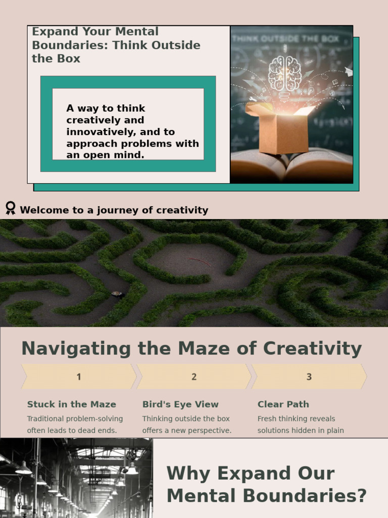 Expand Your Mental Boundaries | PDF | Creativity | Thought