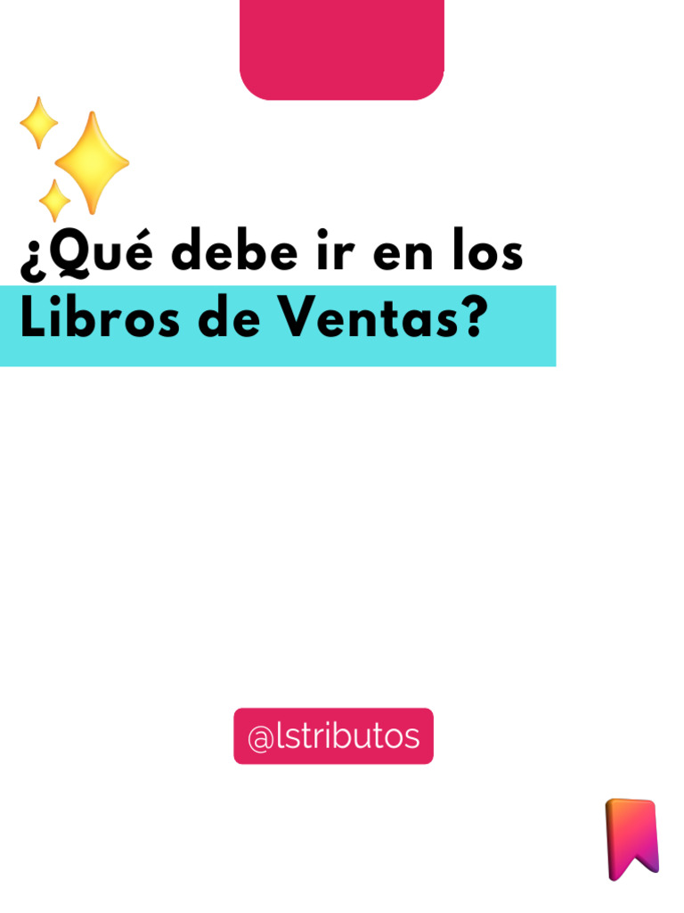 Contenido Obligatorio Libros de Ventas | PDF | Impuesto al valor ...