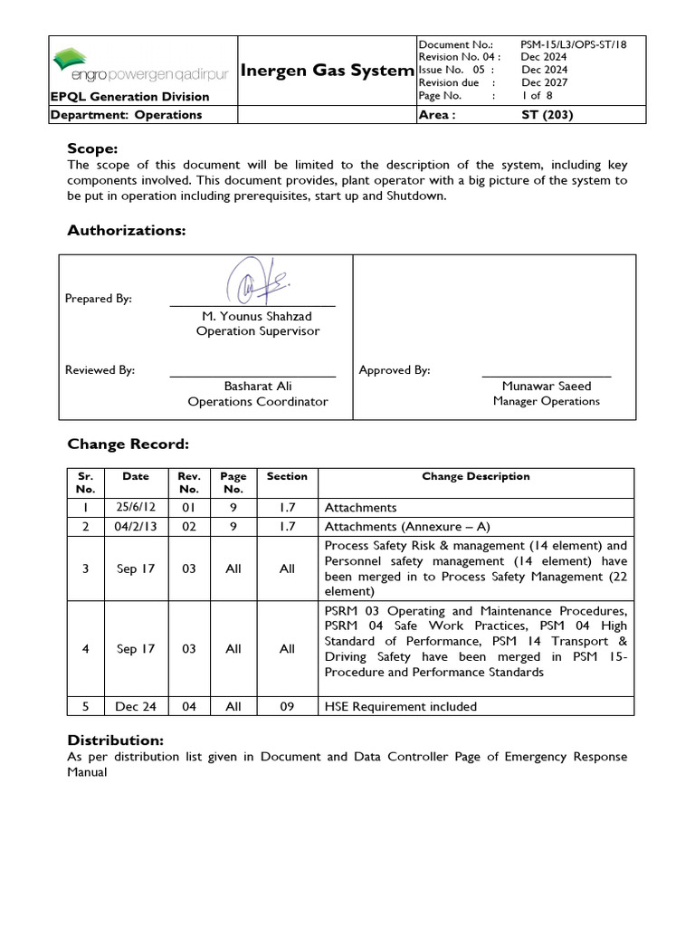 18 - Inergen Gas System | PDF